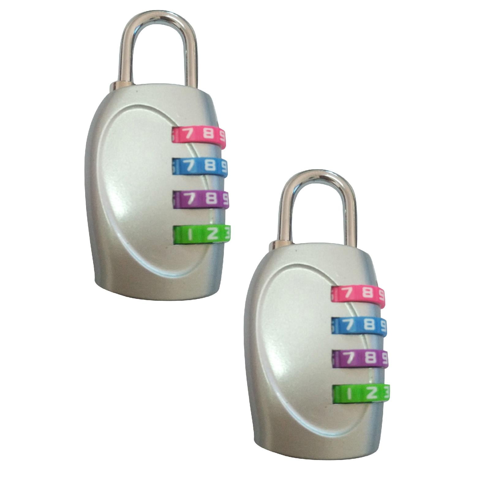 Faucets 4 Digit Password Combination Padlock Lock For Lockers Luggage ...