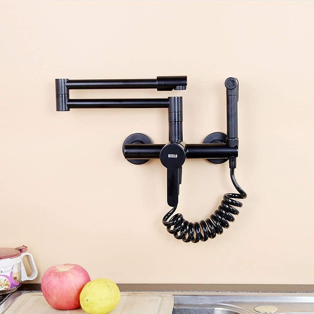 Faucets,All Bronze Wall-Mounted Hot and Cold Faucet Mop Pool Faucet Out ...