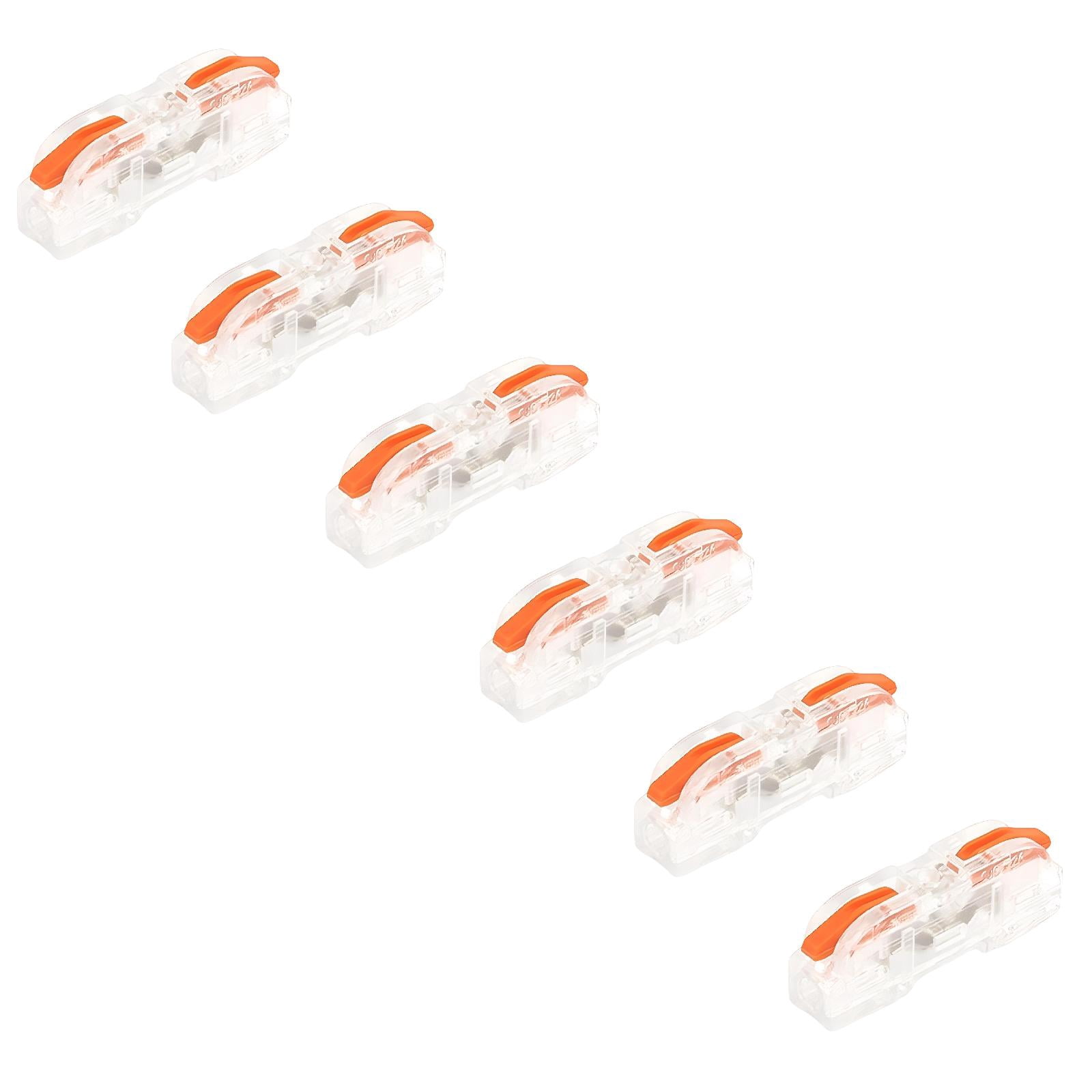 Faucets | Conductor Compact Connectors Lever Connectors Orange ...