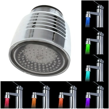 LED Water Faucet Light Water Stream Color Changing Faucet Tap Sink ...