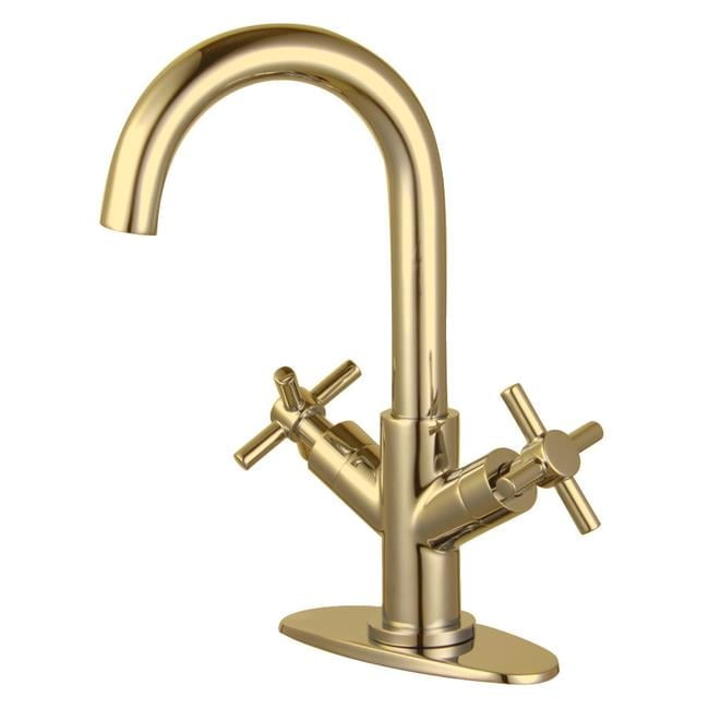 Fauceture Concord Two-Handle Bathroom Faucet with Push Pop-Up, Brushed ...