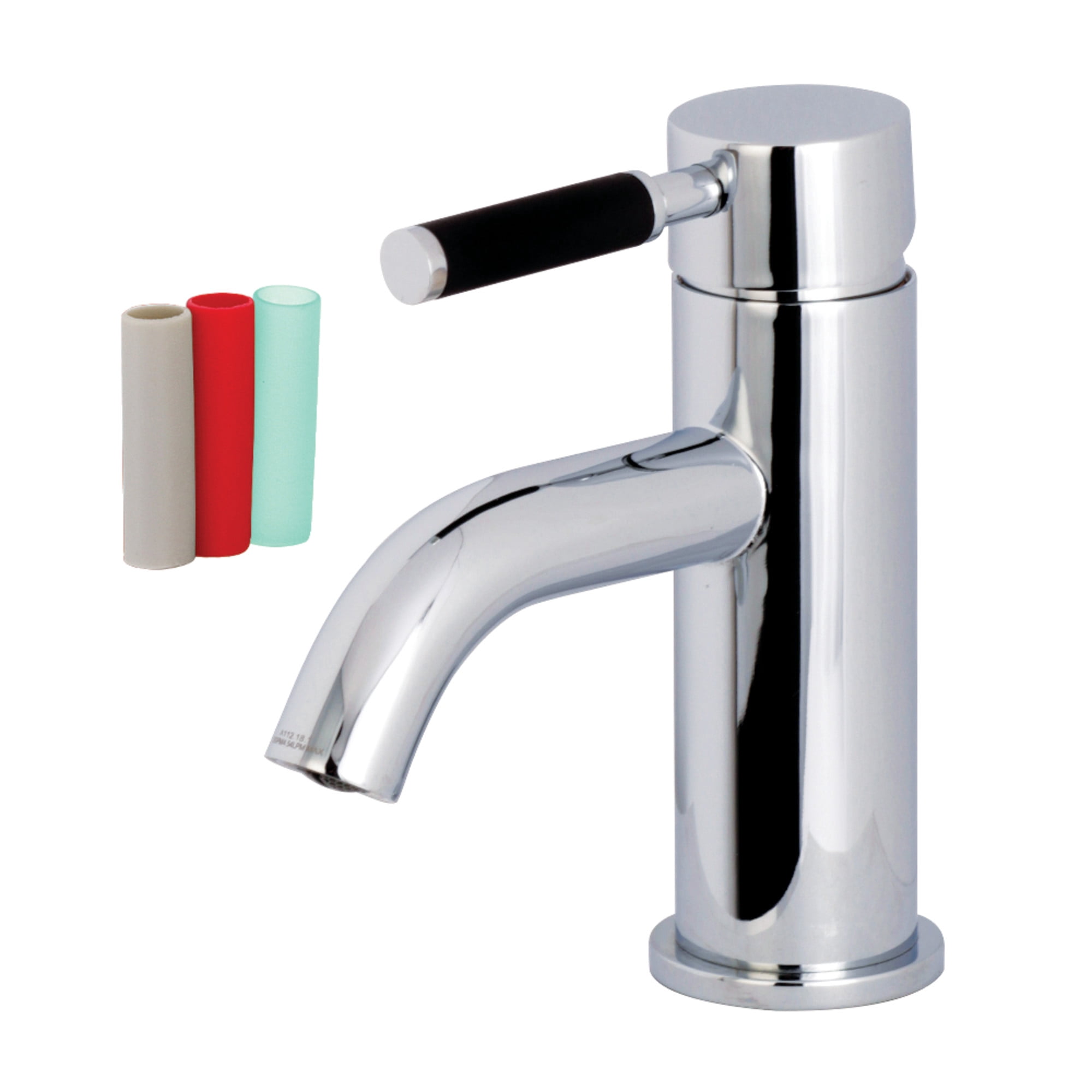 Kingston Brass LS8221DKL Kaiser One-Handle 1-Hole Bathroom Faucet with ...