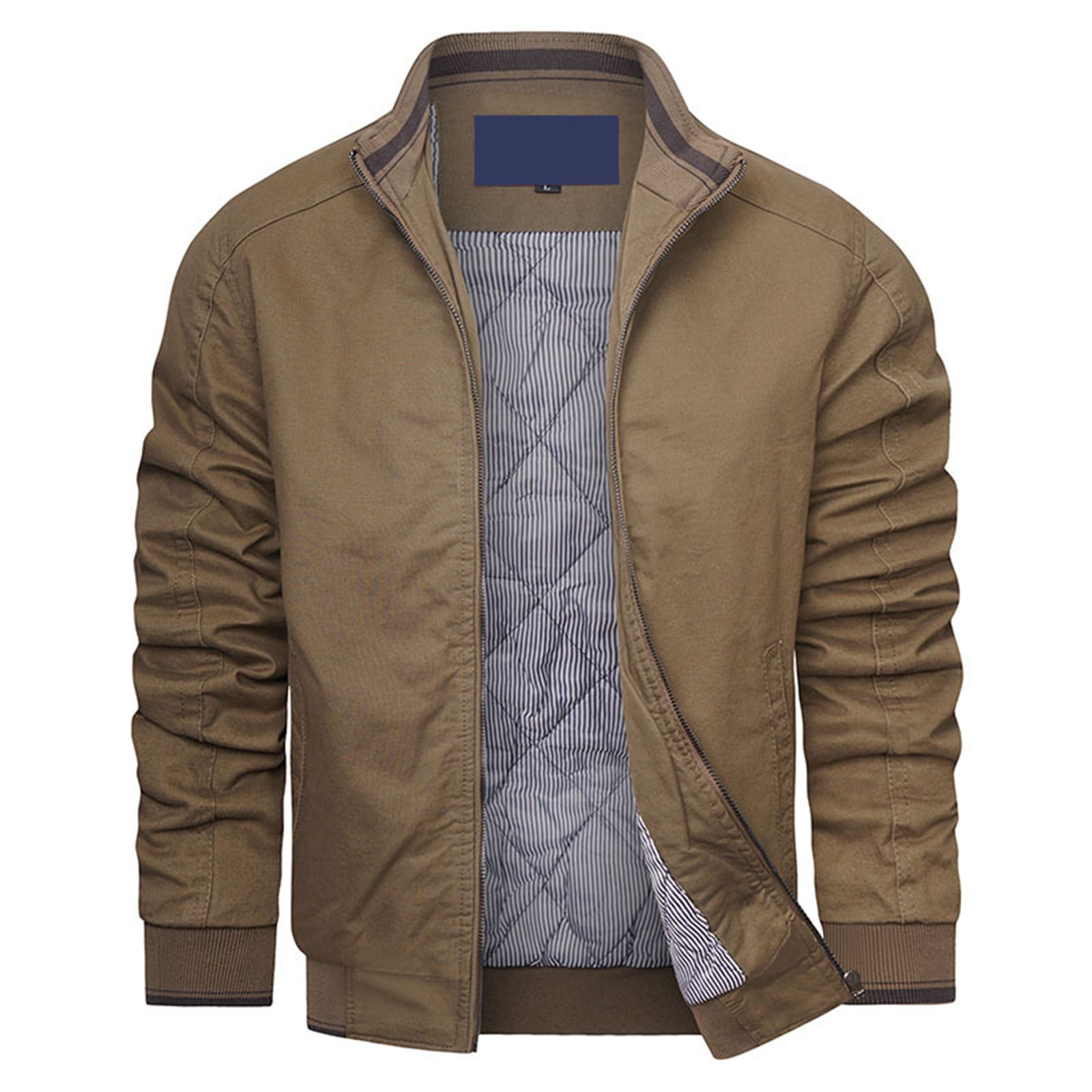 Fauean Casual Jackets for Men Loose Fitting Softness and Comfort Winter ...