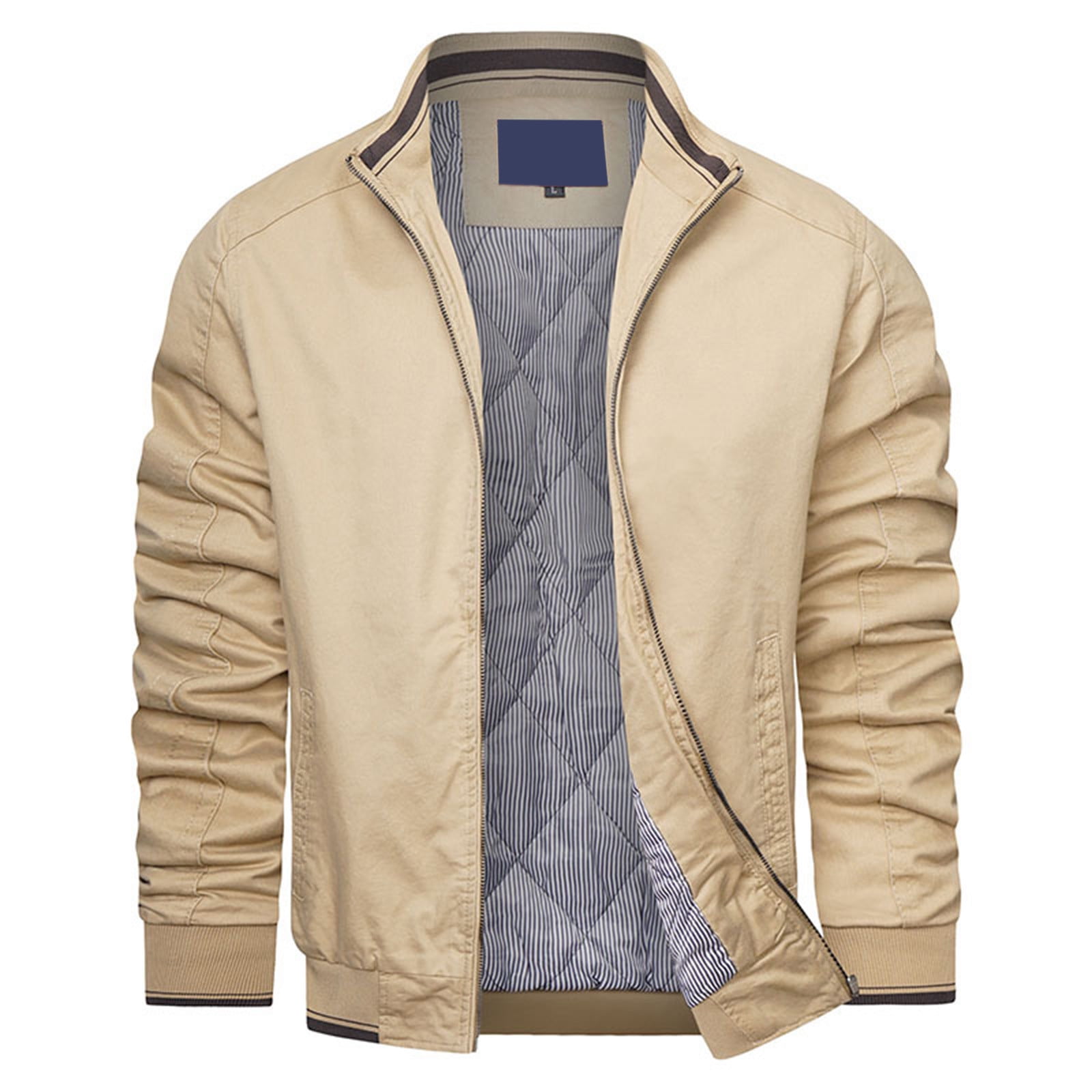 Fauean Casual Jackets for Men Loose Fitting Softness and Comfort Winter ...