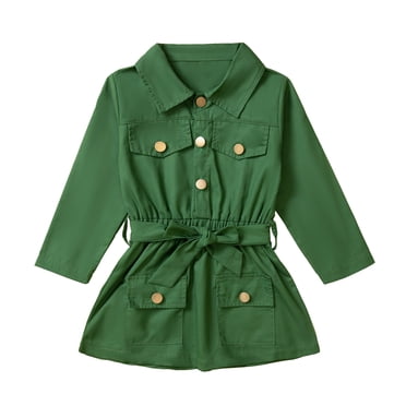 French Toast Girls School Uniform Short Sleeve Safari Dress, Sizes 4-14 ...
