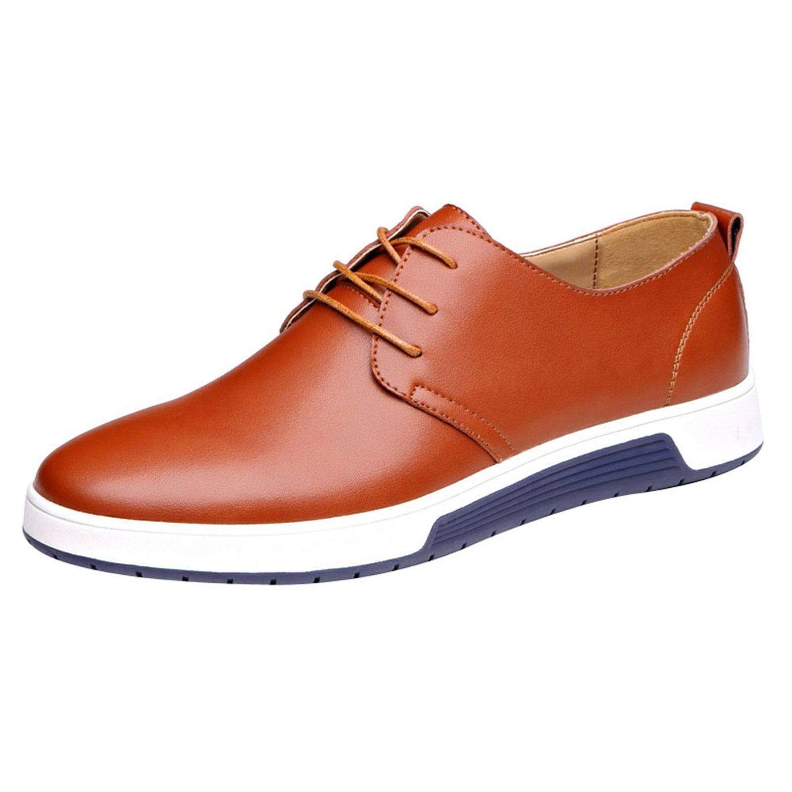 Fauean Men's Leather Shoes Business Leisure Breathable Lace up Shoes ... Fauean Men's Leather Shoes Business Leisure Breathable Lace up Shoes ...