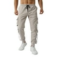 Fauean Mens Casual Pants Male Autumn and Winter Straight Leg Cargo ...