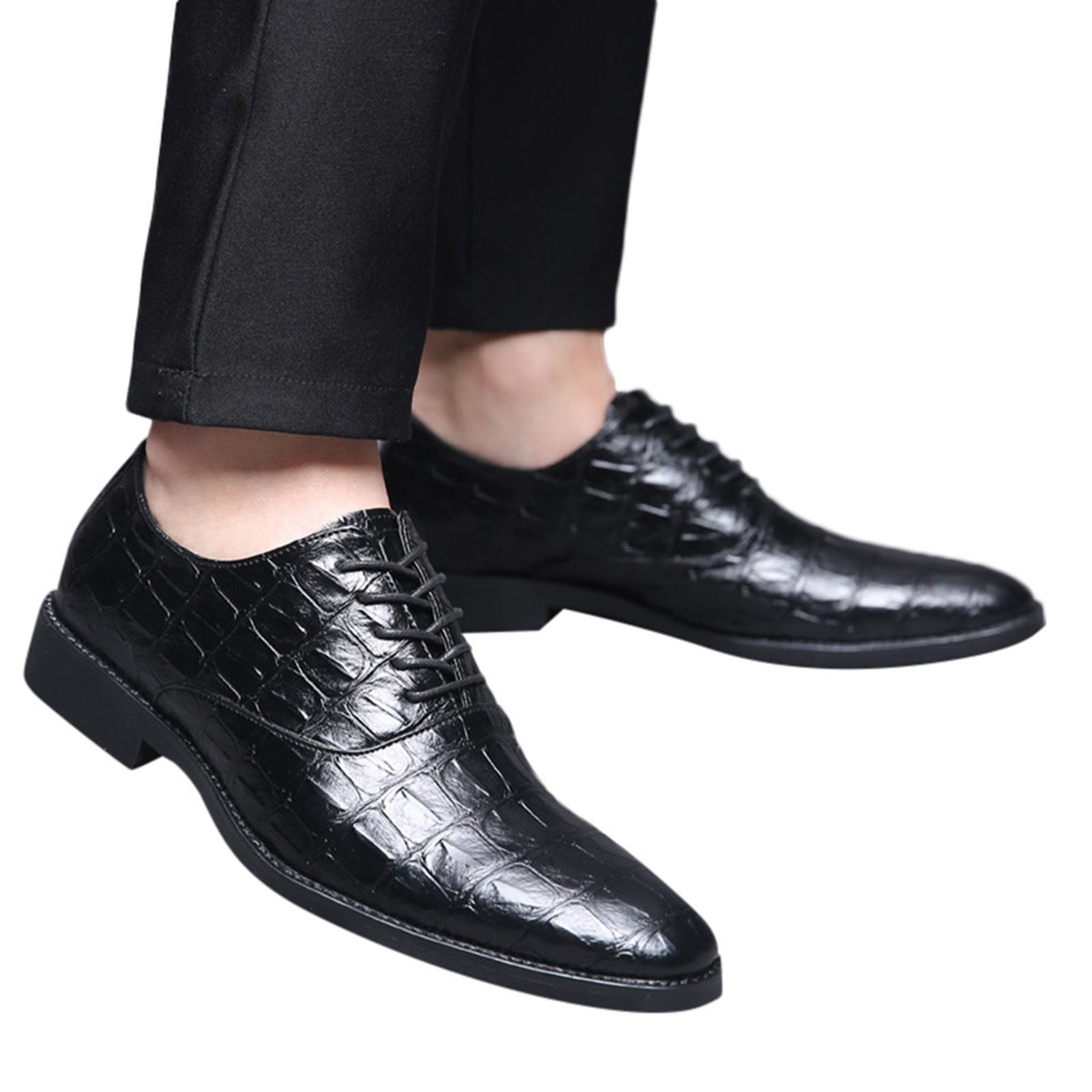 Fauean Mens Dress Shoes Fashion Men's Business Shoes Pointed Lace-Up ... Fauean Mens Dress Shoes Fashion Men's Business Shoes Pointed Lace-Up ...