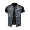 Maxam Medium Buffalo Leather Motorcycle Vest for Men - Stylish, Fuel ...