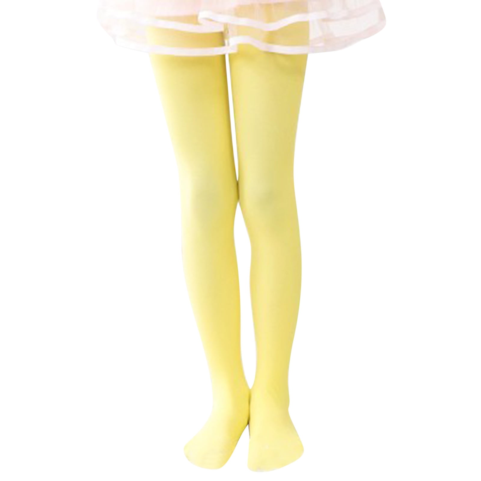 Fauean Pants for Girls Stretchy Full Length Ballet Dance Pantyhose for ...