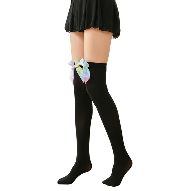Fauean Stockings for Women Lace Bow Over the Knee Leggings Lightweight ... Fauean Stockings for Women Lace Bow Over the Knee Leggings Lightweight ...
