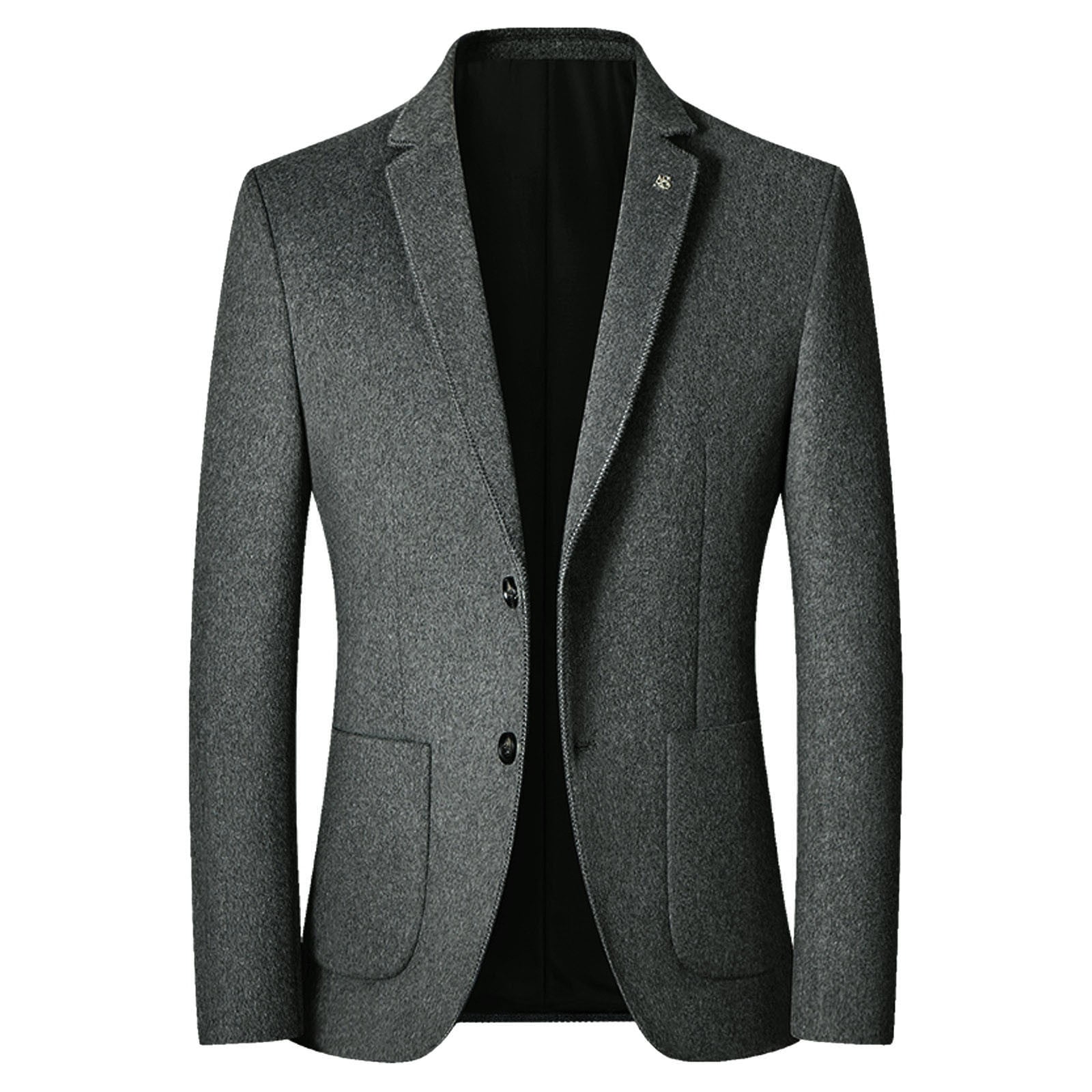 Fauean Trench Coat Men Casual Fashion Woolen Coat Double Buckle Classic ... Fauean Trench Coat Men Casual Fashion Woolen Coat Double Buckle Classic ...