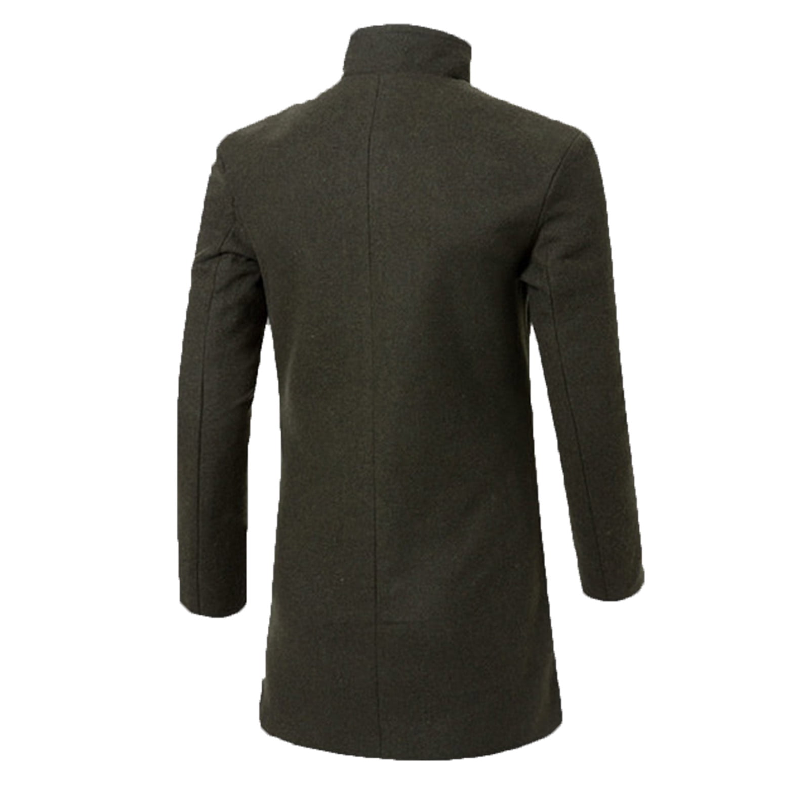 Fauean Trench Coat Men Casual Stand-Collar Windbreaker Classic Fashion ... Fauean Trench Coat Men Casual Stand-Collar Windbreaker Classic Fashion ...