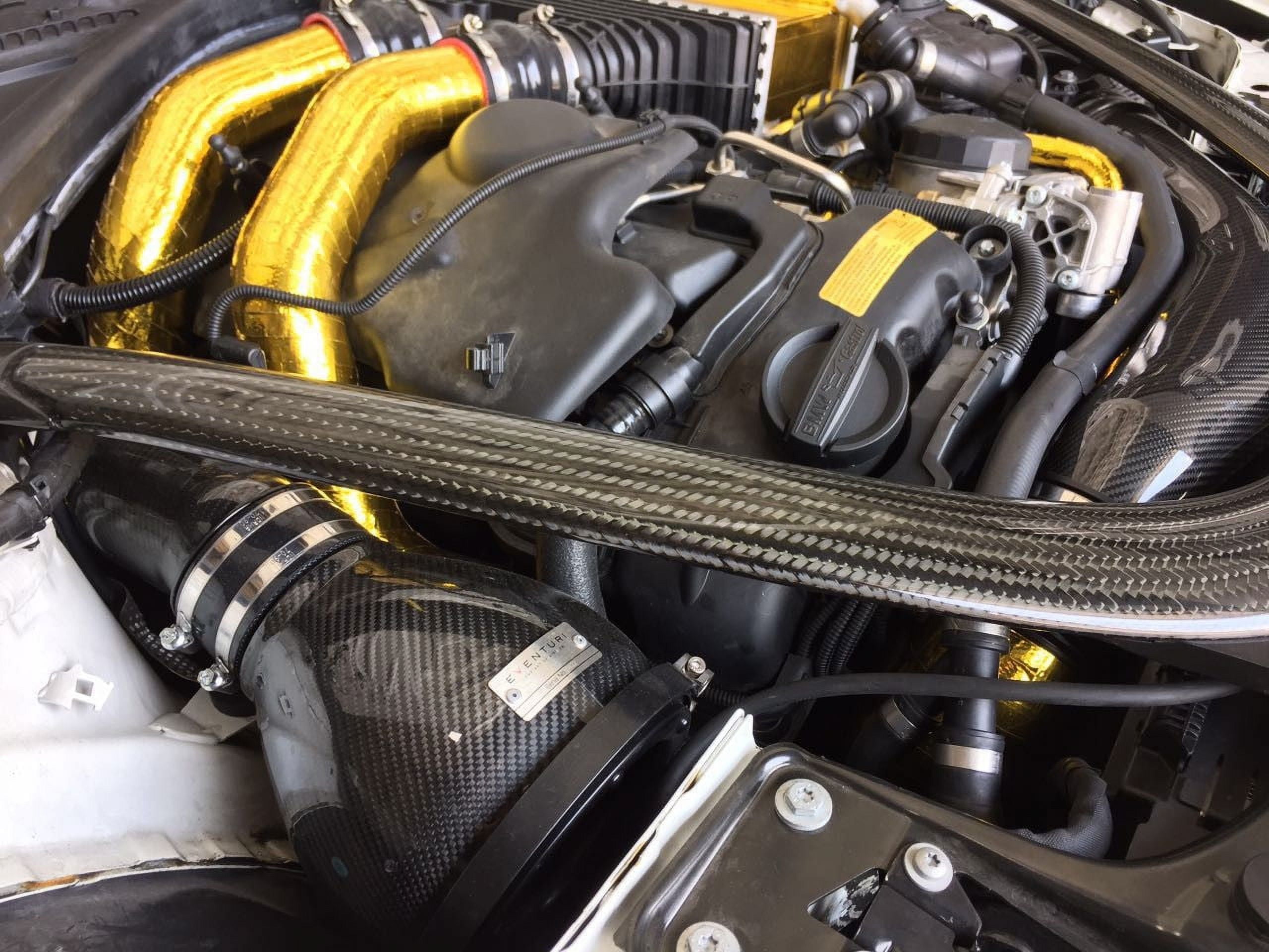 Fauful 20" x 20" Golden Heat Shield Tape Wrap Insulator for Thermal ...