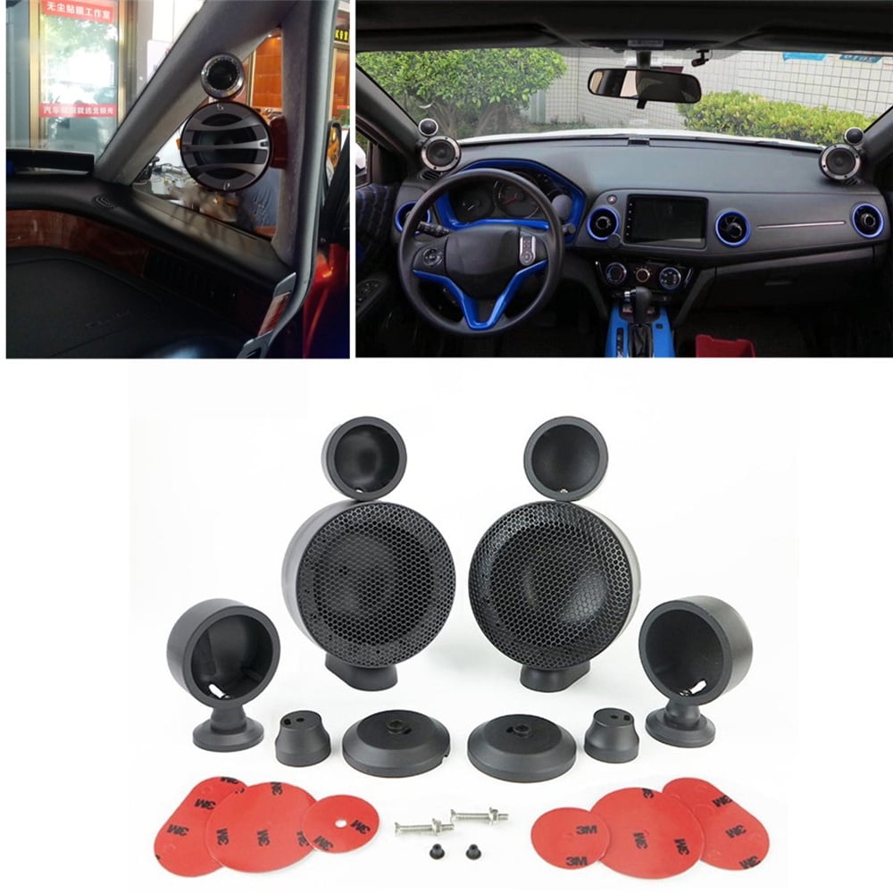Fauful 4 Inch Car Audio Modified 3-way Tweeter Speaker Bracket A-pillar ...