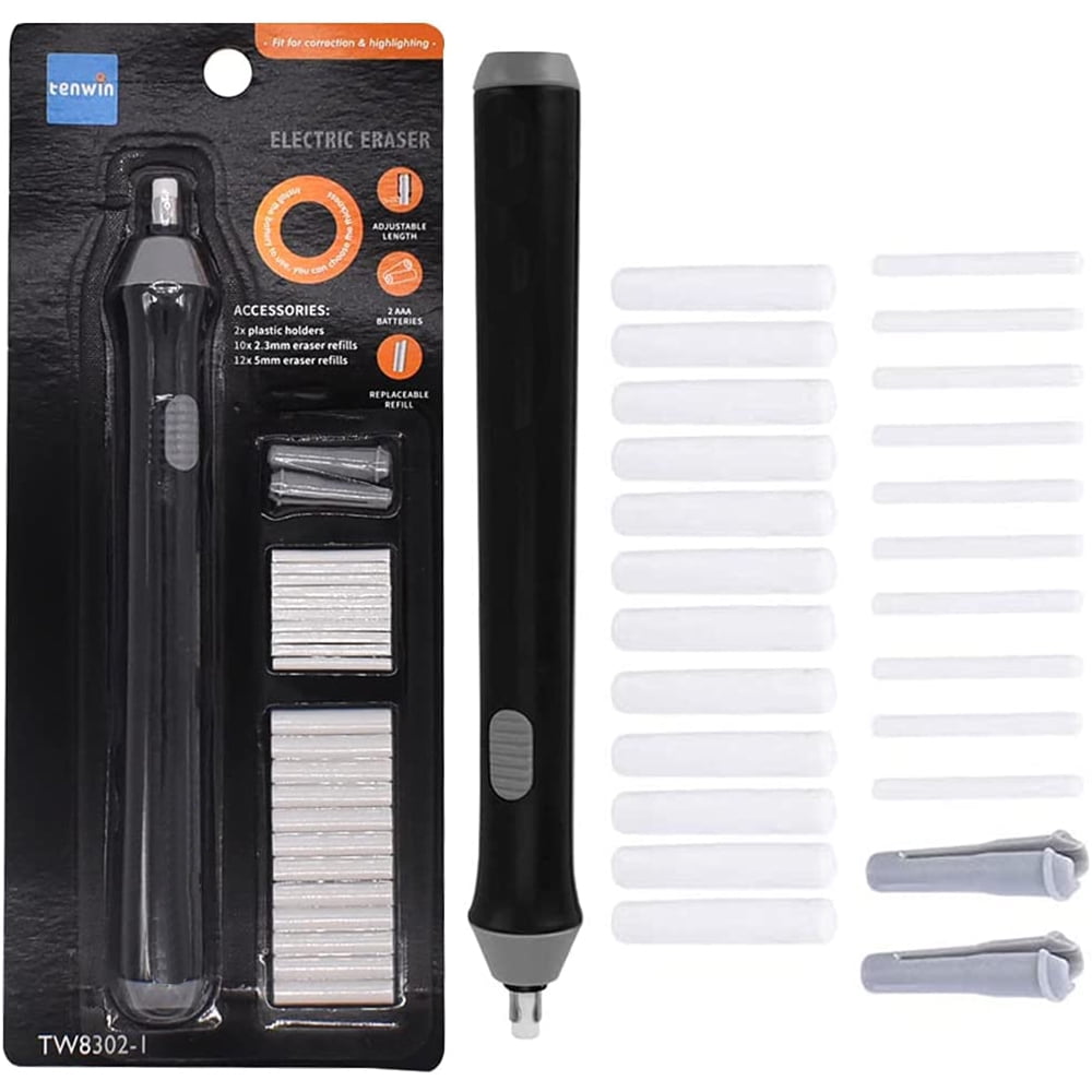 Fauful Battery Operated Automatic Electric Eraser for Sketching Pencils ...
