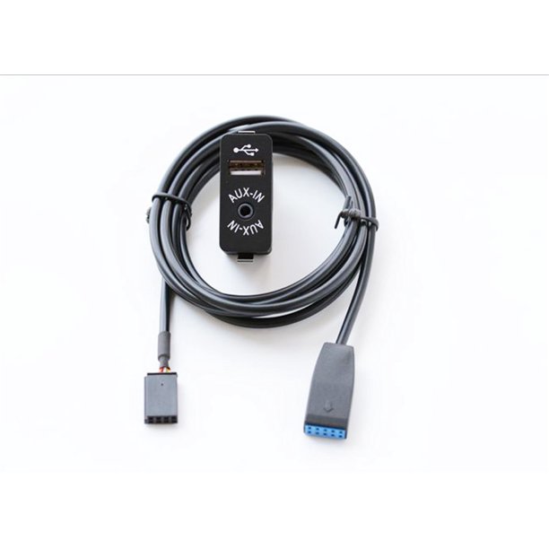 Fauful Car Original AUX IN USB Socket Part Harness Cable Adapter for ...