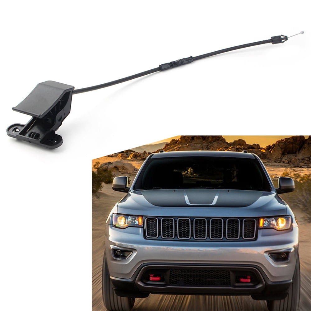 Fauful Car Outside Hood Mounted Release Handle For Jeep Cherokee 2014 ...