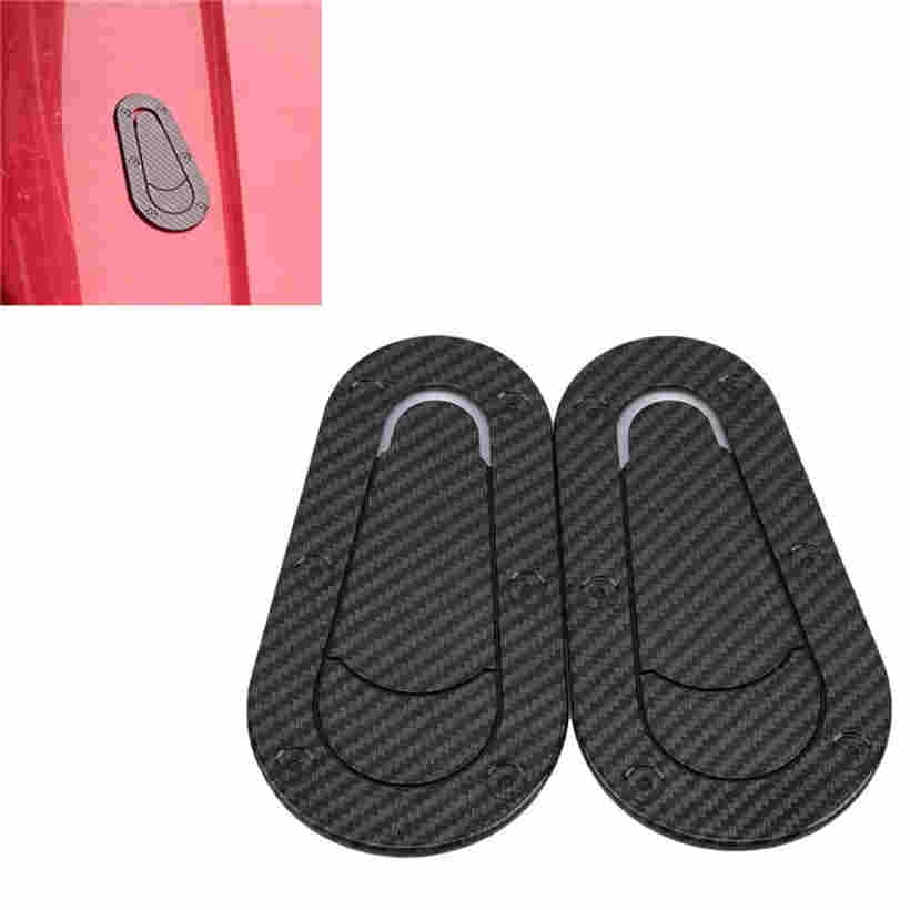 Fauful Carbon Fiber Look Racing Car Flush Mount Hood Latch Steel Pin ...