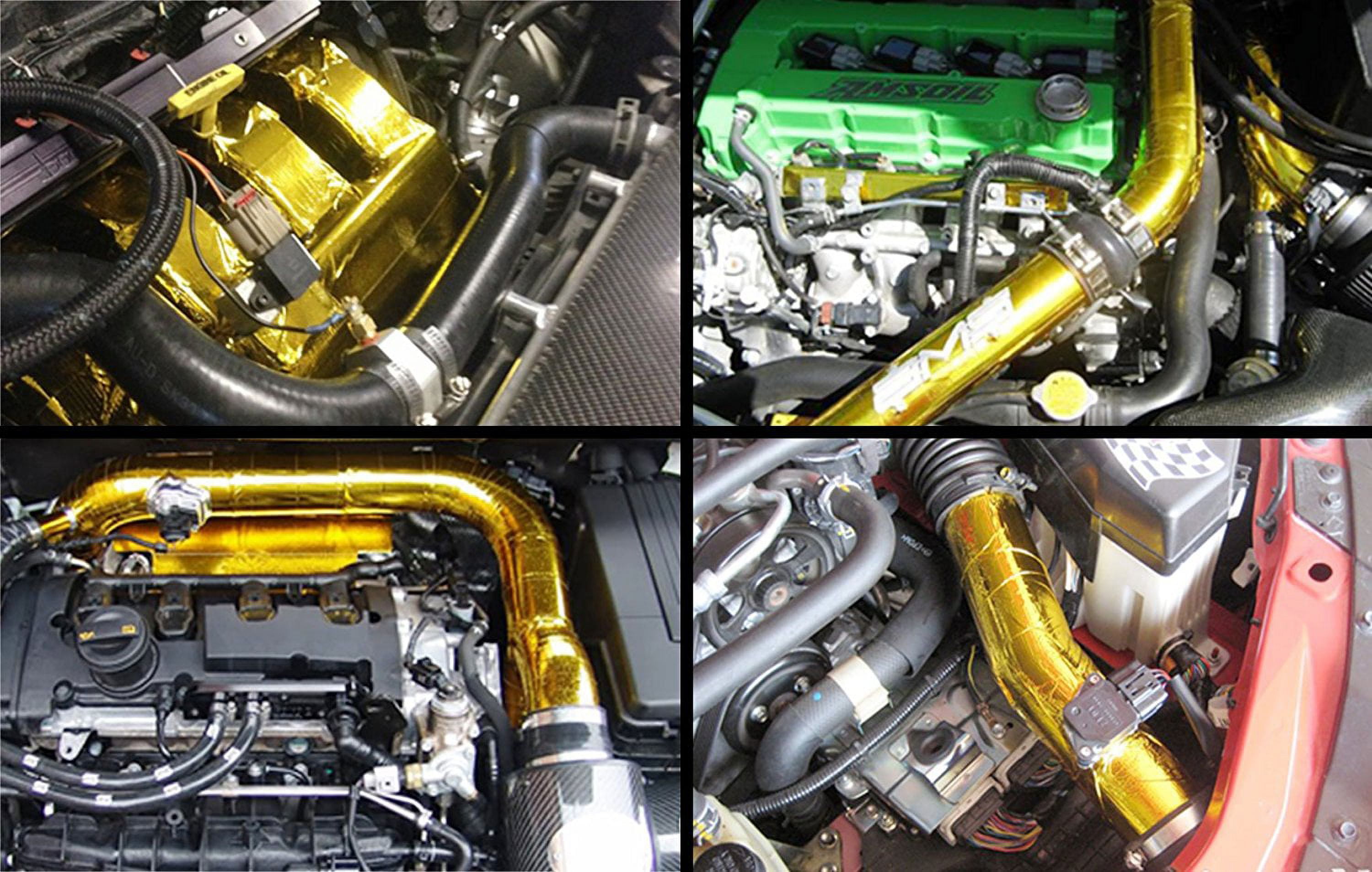 Fauful High Performance Thermal Heat Shield 5m Tape & 20x20" Sheet ...