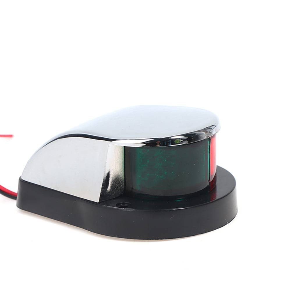 Fauful Red & Green LED Boat Navigation Lights Marine Navigation Light ...