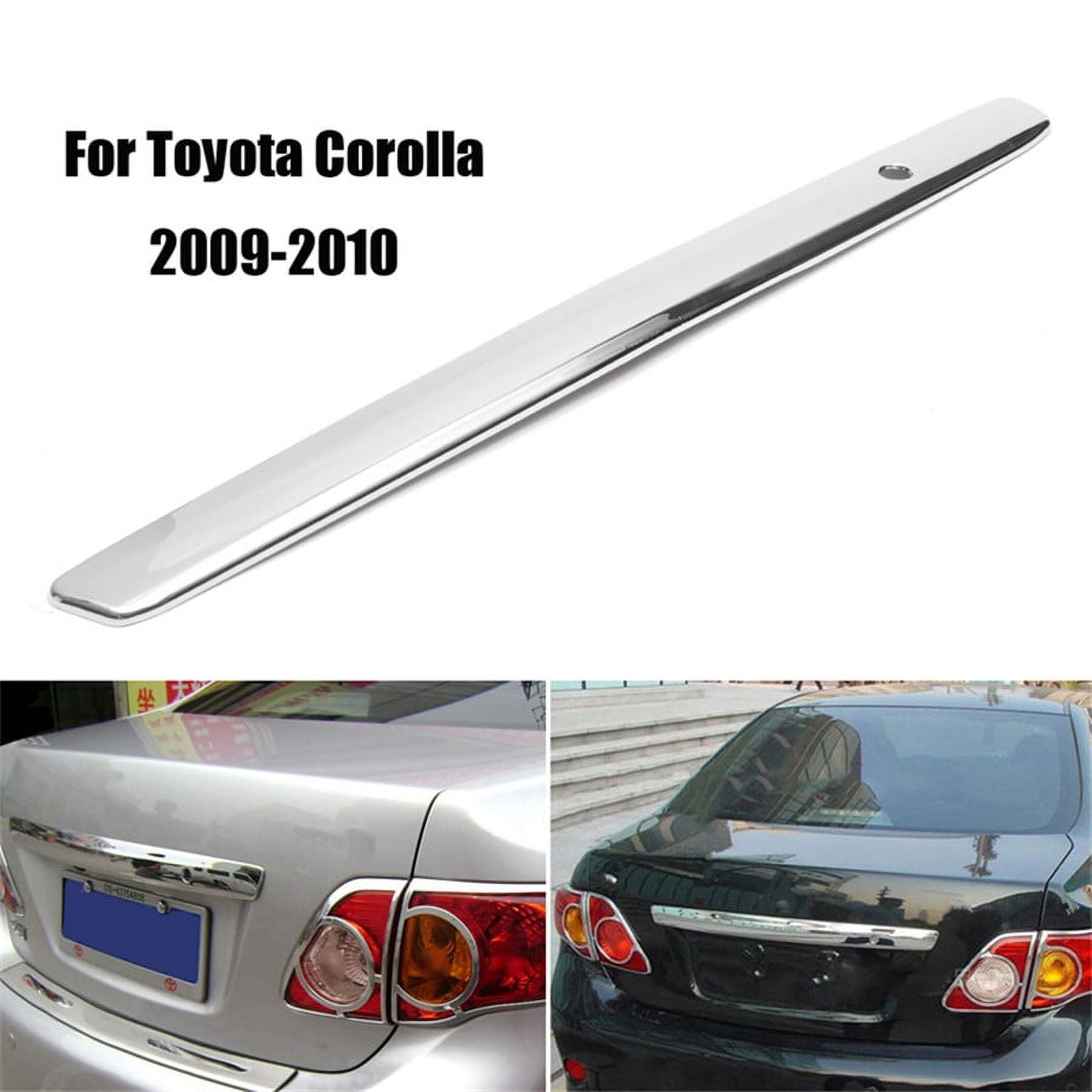 Fauful Sliver Car Rear Trunk Hatch Lid Trim Molding For Toyota Corolla ...