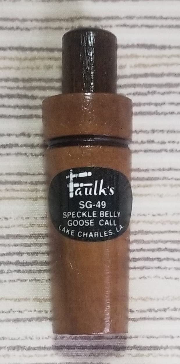 Faulk’s SG-49 Speckled Belly Goose Call – Realistic Hunting Call, Brown ...