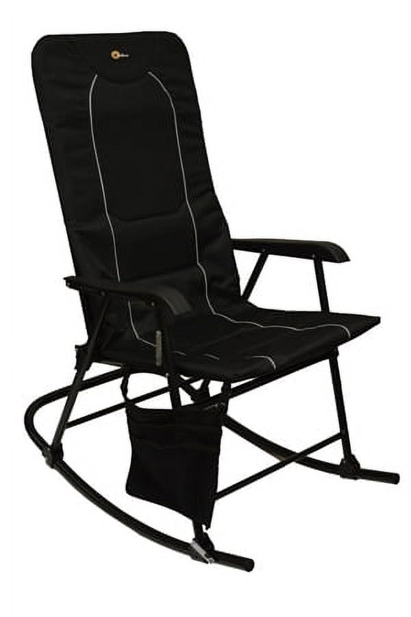 Faulkner 49597H Dakota Folding Rocking Chair - Black - Walmart.com