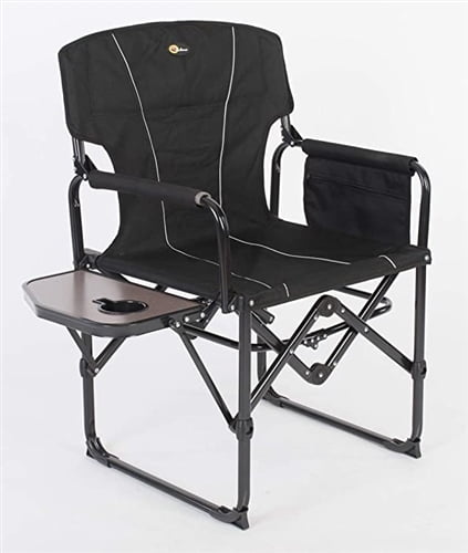 Faulkner 52284 Folding Director Camping Chair - Black - Walmart.com