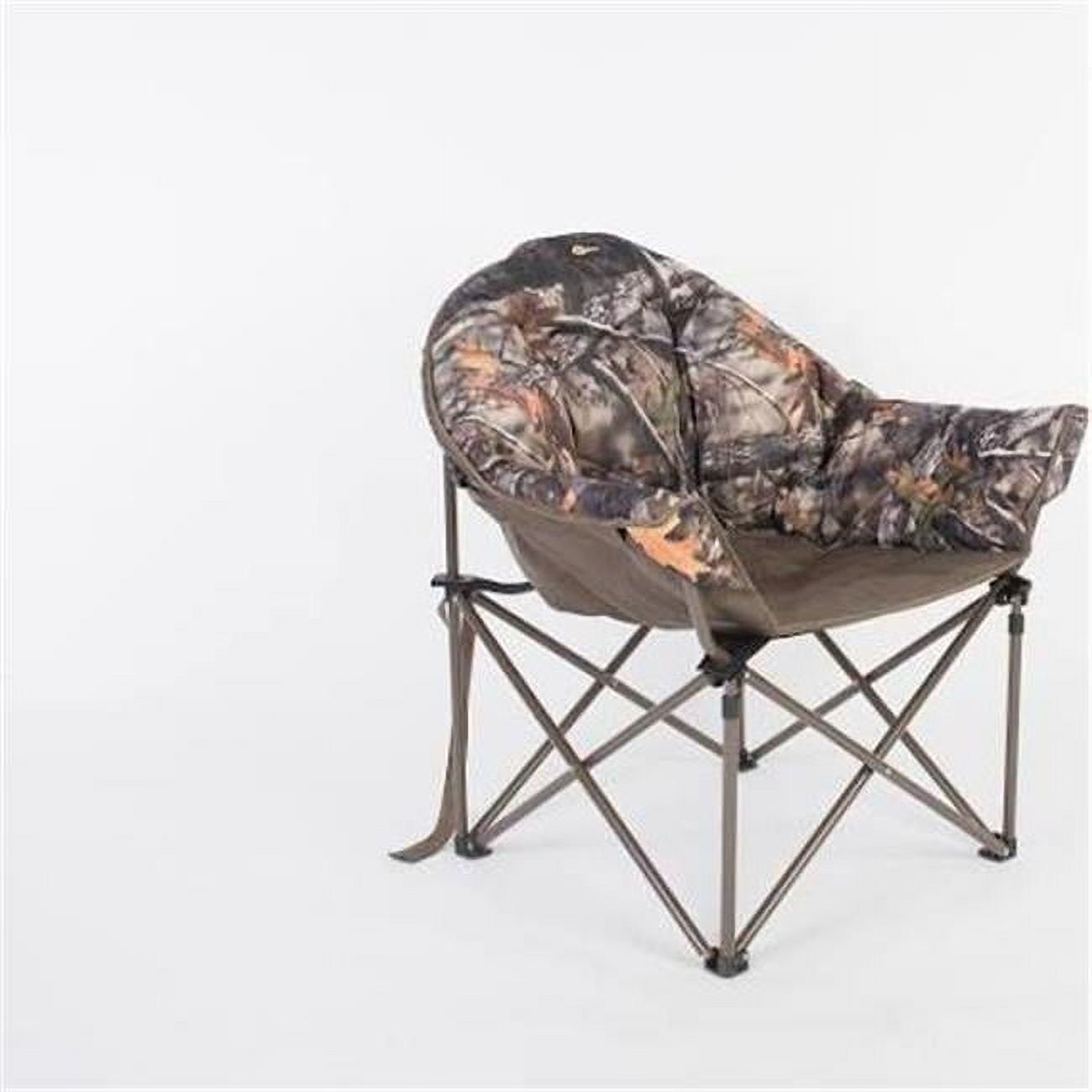 Faulkner 52285 Foldable Camping Chair, Camo, Steel Frame, 300 lbs ...