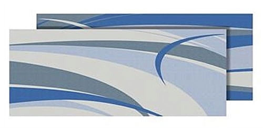 Faulkner 53013 Blue And Gray RV Patio Mat - 9' x 12' - Walmart.com
