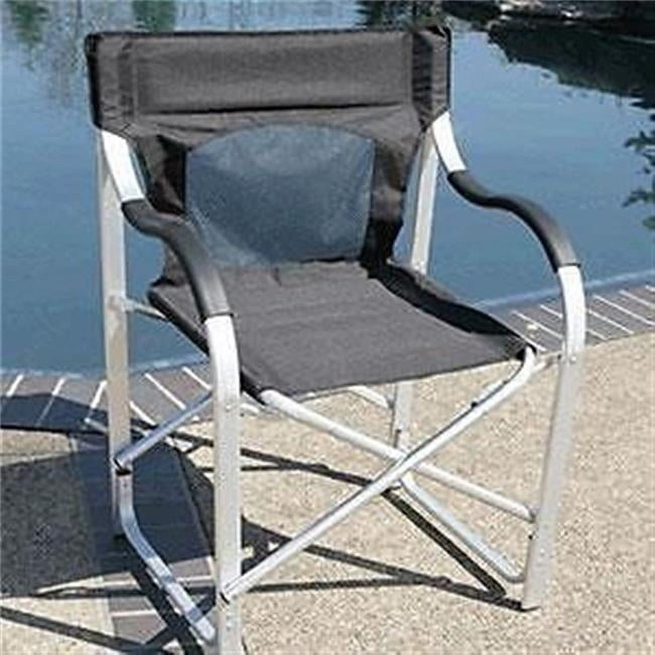 Faulkner 43948 Deluxe Director Chair Black - Walmart.com