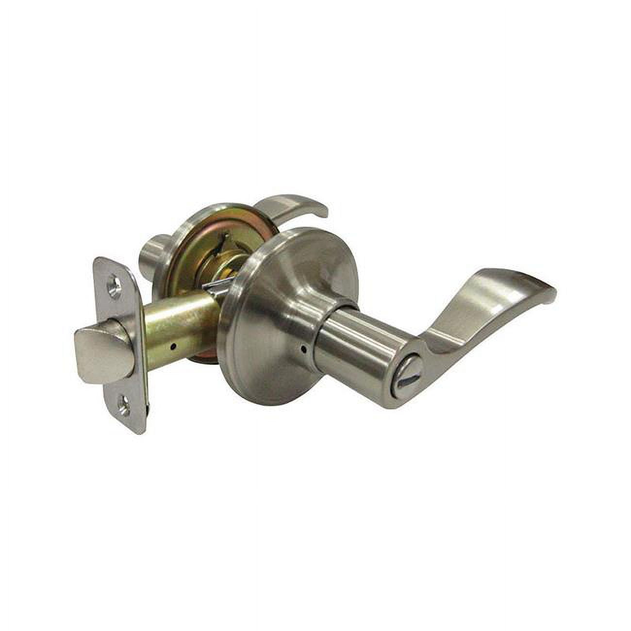 Faultless 5002039 Naples Lever Satin Nickel Metal Entry Lever Knob with ...