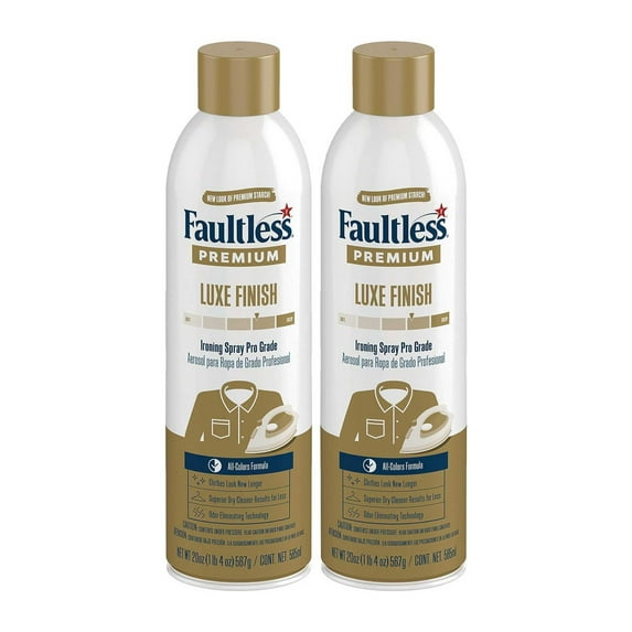 Faultless Ironing Spray, Premium Luxe Finish, Fabric Starch, 20 oz ...