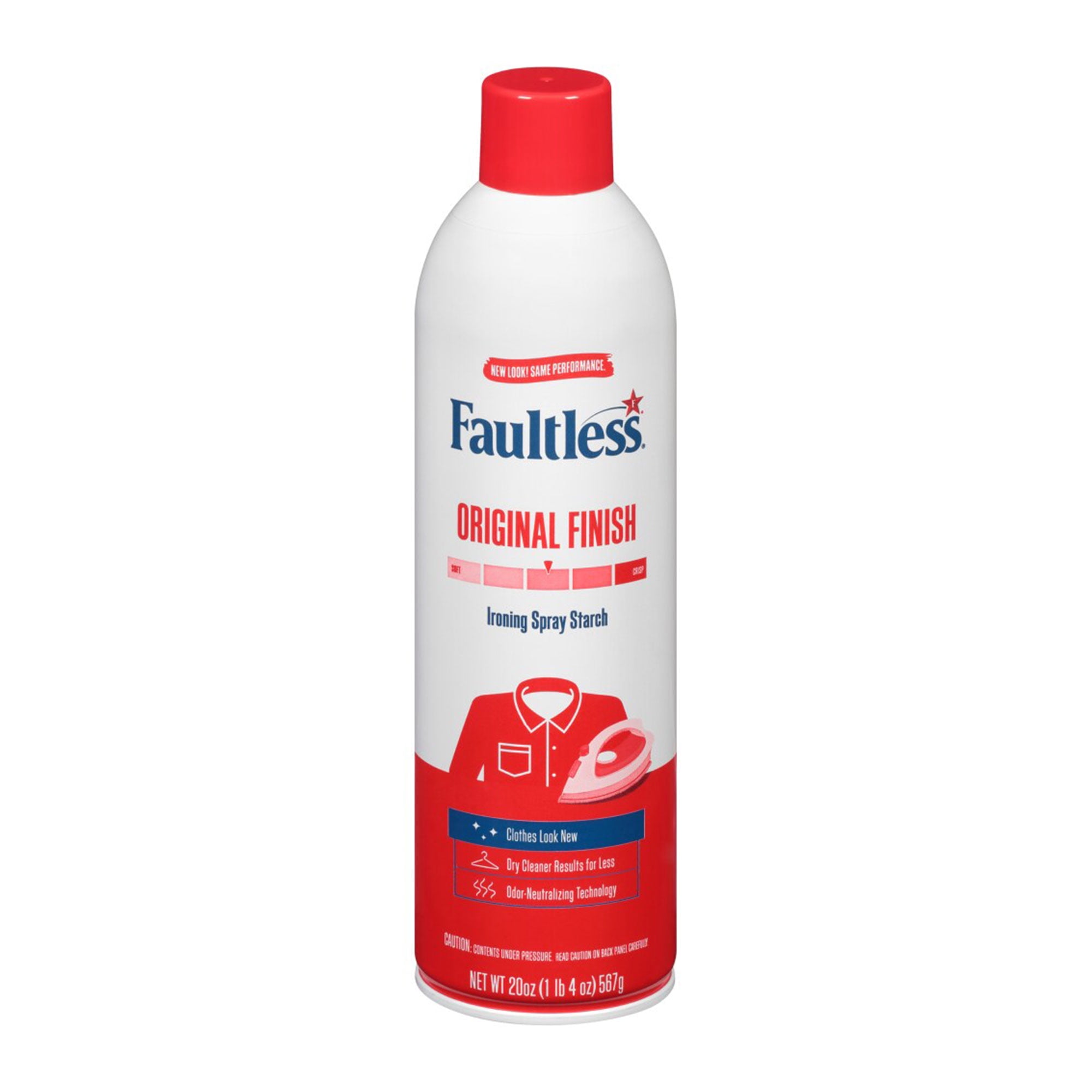 Faultless Original Finish Ironing Spray Starch, 20 Oz (Pack of 4 ...
