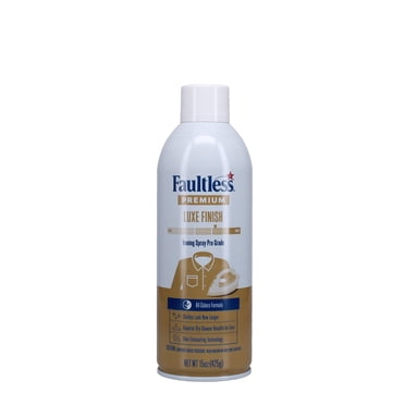 Faultless Crisp Finish Fabric Ironing Spray Starch with Heavy Hold, 20 ...