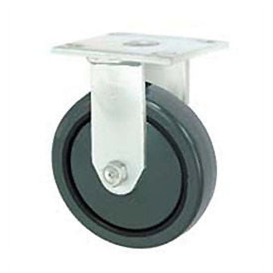 Faultless Rigid Plate Caster 3498-6 6"" Polyurethane Wheel - Walmart.com