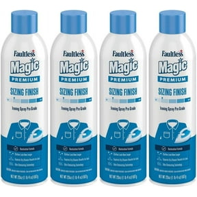 Magic Sizing Ironing Spray for Clothing, Light Body, Flake-Free, 20 ...