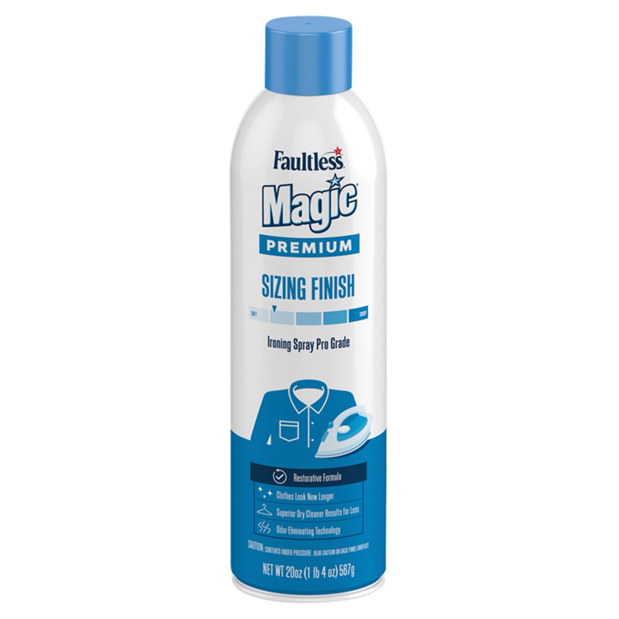 Faultless Starch Magic Fabric Light Finish Ironing Spray Sizing, 20 oz ...