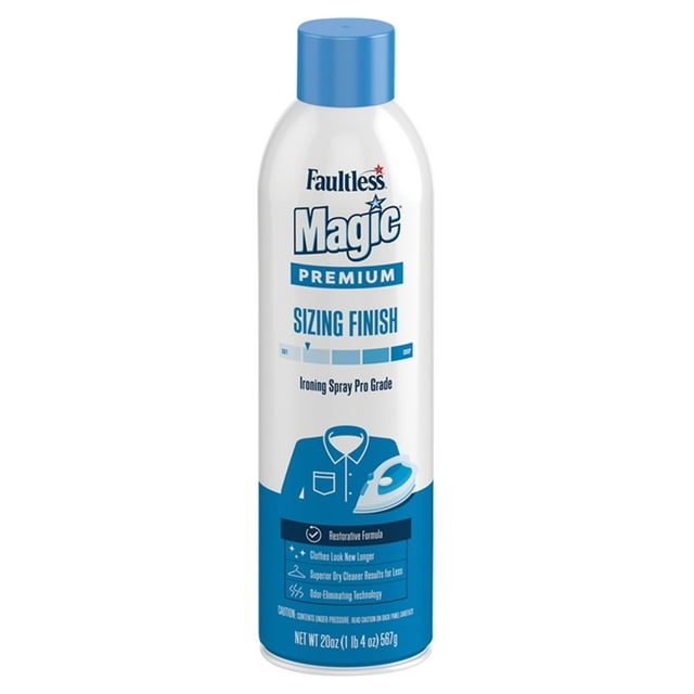 Faultless Starch Magic Ironing Spray, Light Fabric Finish, 20 oz - Pack ...