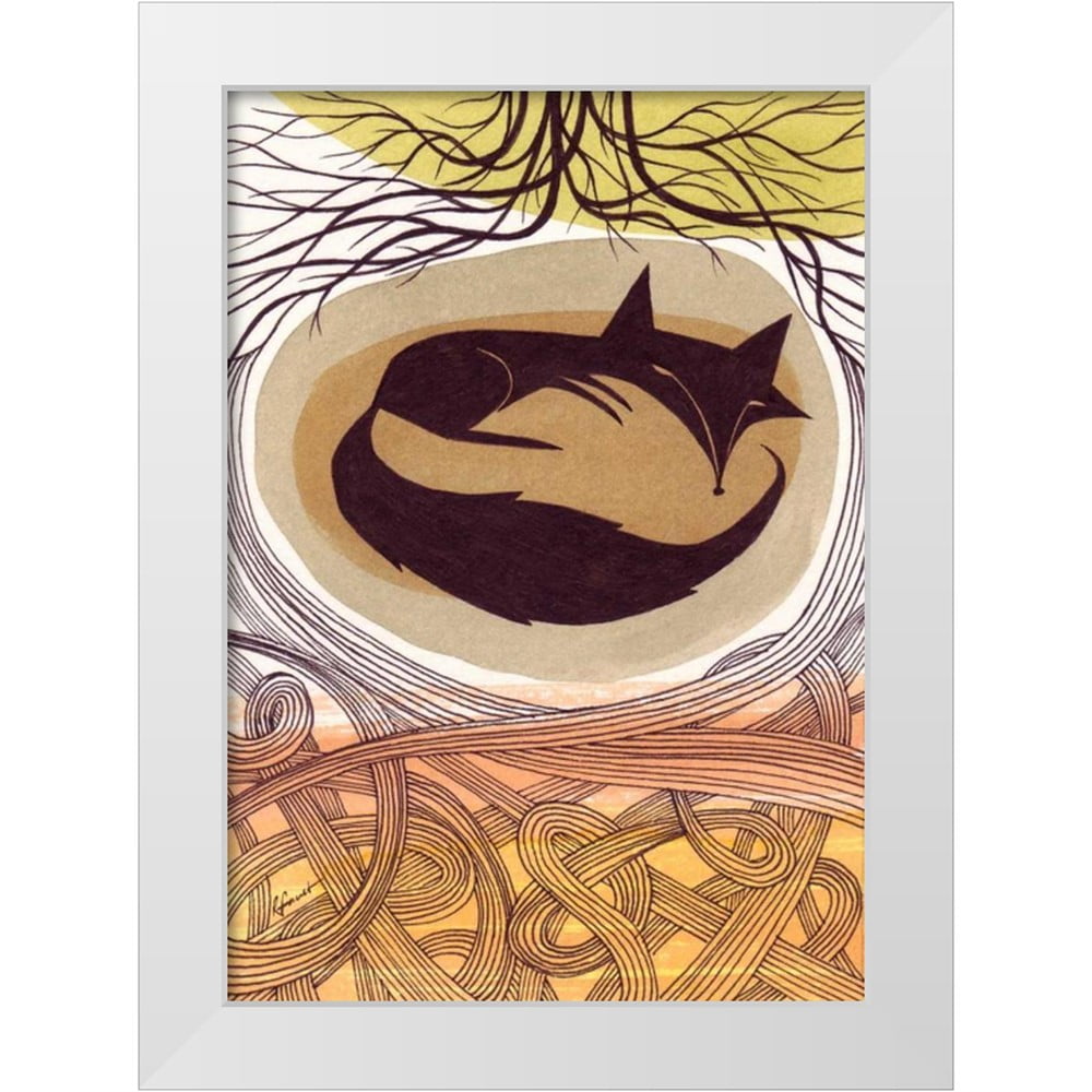 Faust, Richard 11x14 White Modern Wood Framed Museum Art Print Titled ...