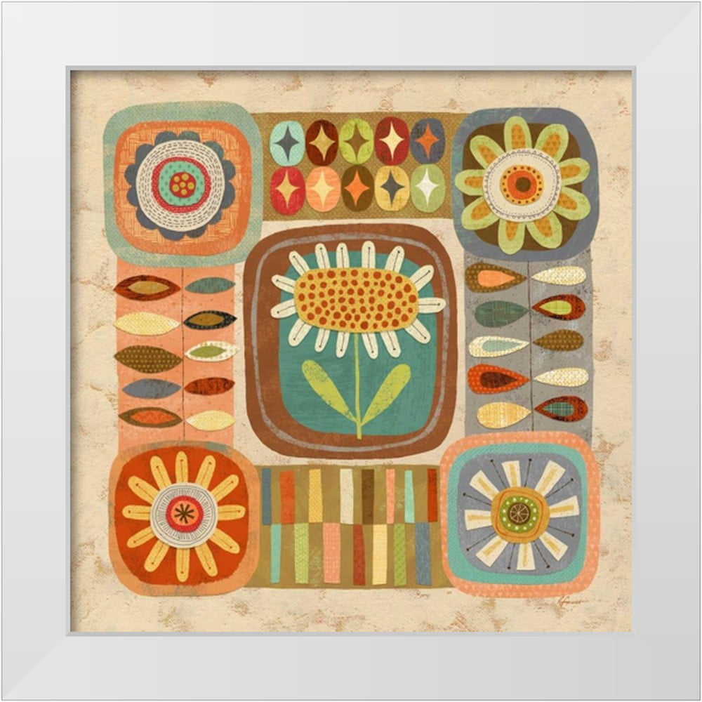 Faust, Richard 12x12 White Modern Wood Framed Museum Art Print Titled ...