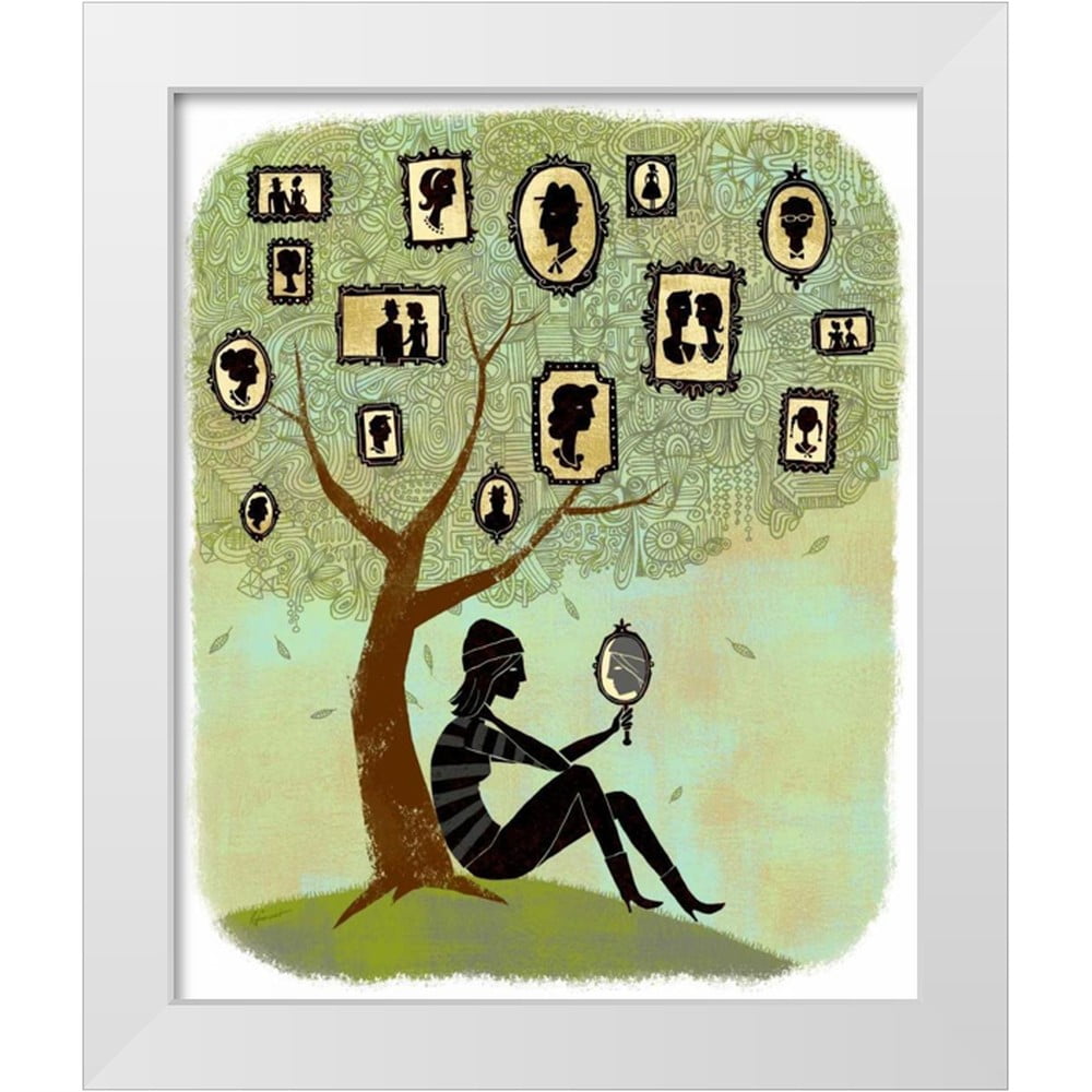 Faust, Richard 12x14 White Modern Wood Framed Museum Art Print Titled ...