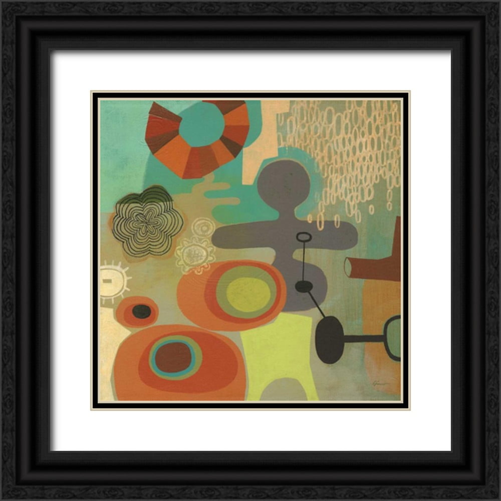 Faust, Richard 15x15 Black Ornate Wood Framed with Double Matting ...