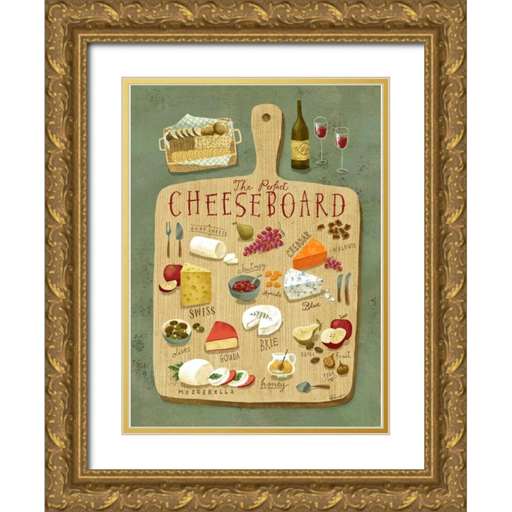 Faust, Richard 19x24 Gold Ornate Wood Framed with Double Matting Museum ...