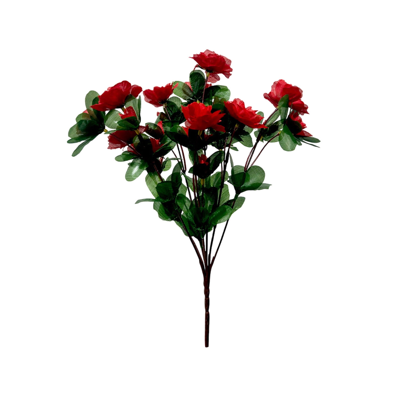 Faux Azalea Flower Bouquet Artificial Greenery Arrangement Realistic ...
