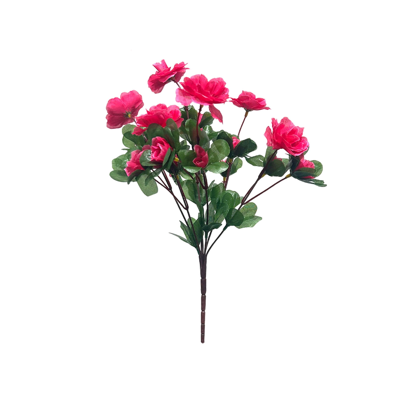 Faux Azalea Flower Bouquet Artificial Greenery Arrangement Realistic ...