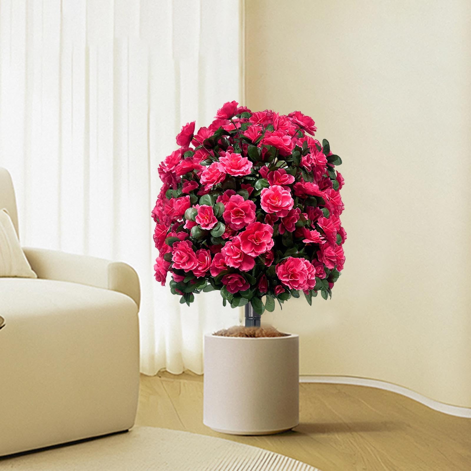 Azalea Garden Decor â Realistic Silk Flowers with Ground Stakes for ...
