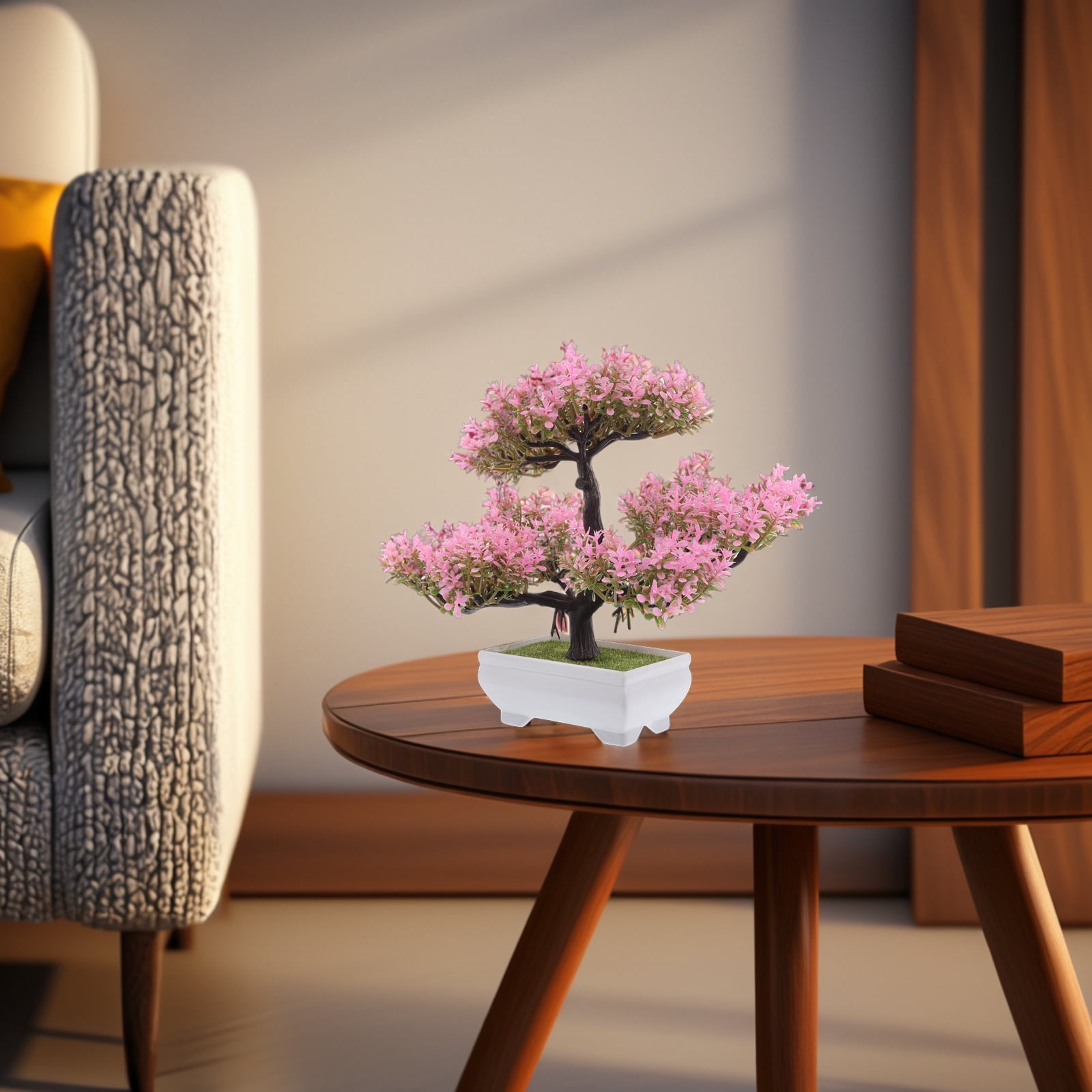 Faux Bonsai,Artificial Bonsai Tree Fake Plant Decoration Potted Artificial House Plants ...