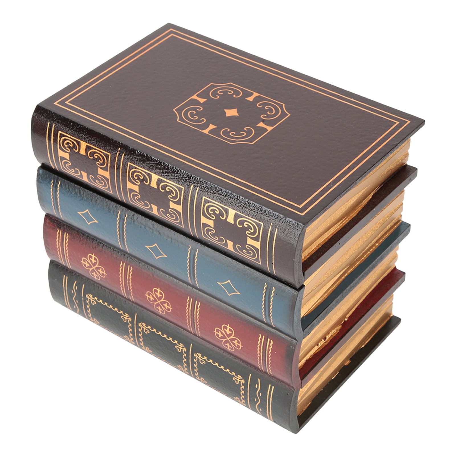 Faux Book Box European Style Vintage Decorative Fake Book Storage Box ...